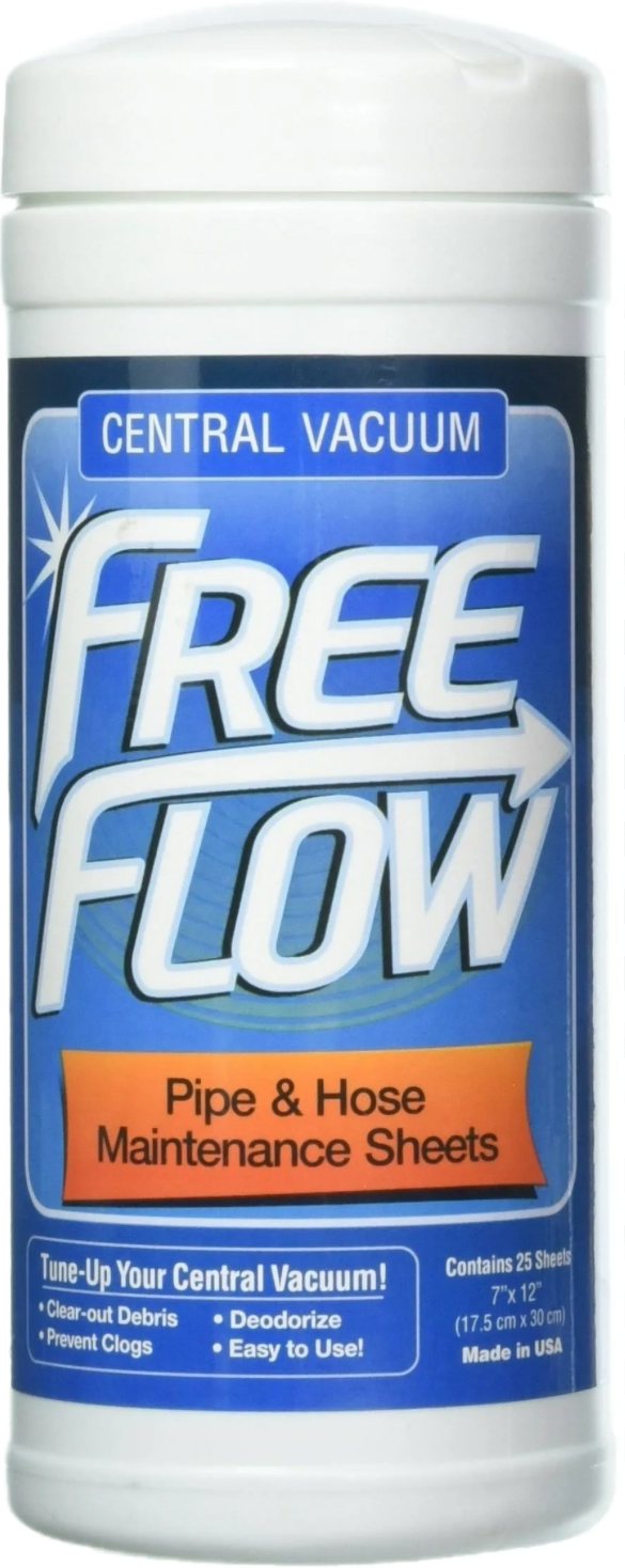 Free flow central vacuum pipe cleaning cloths – Geek Vacuums